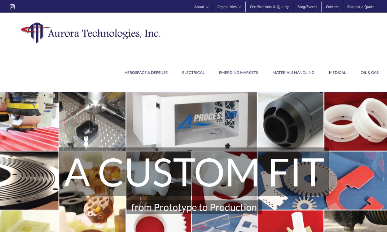 Aurora Technologies, Inc. | Plastic Materials